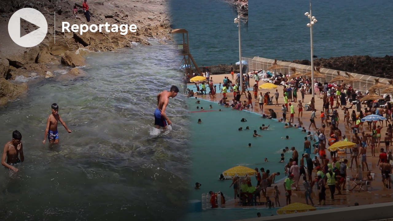 Vidéo. Avec la chaleur, la grande piscine municipale de Rabat affiche ...