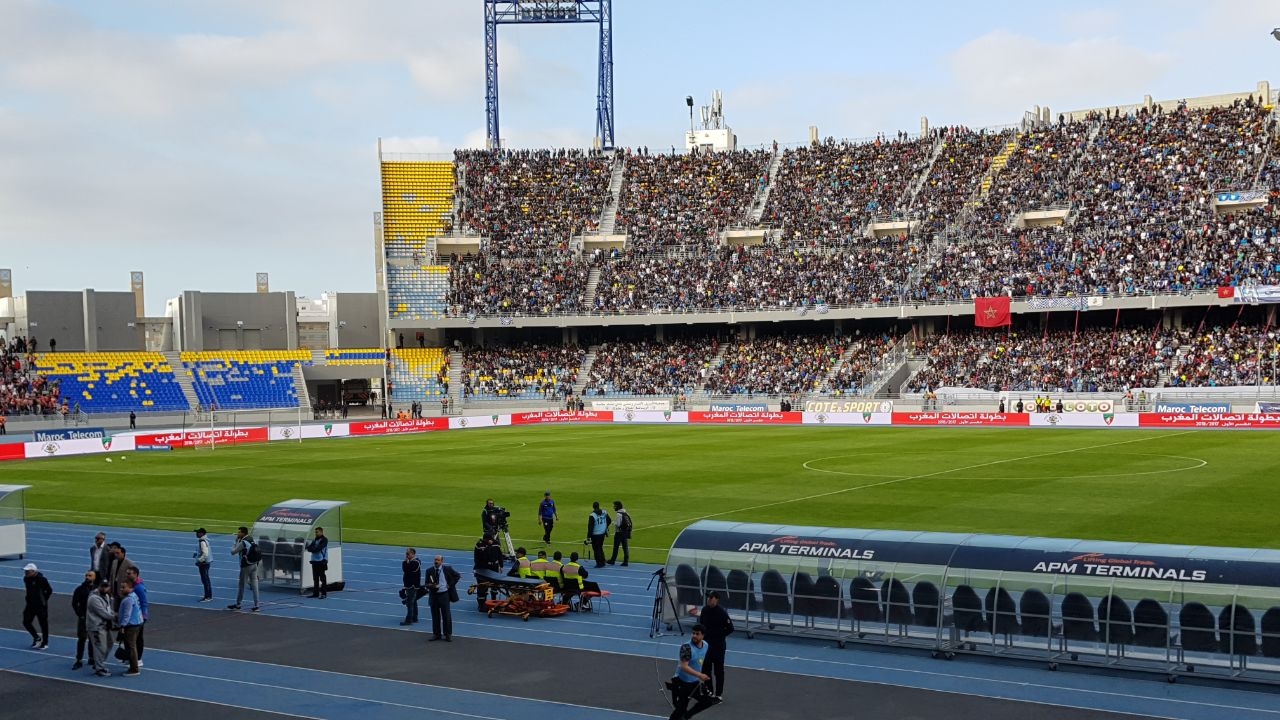 IRT-MAT: ambiance de folie au Grand stade de Tanger