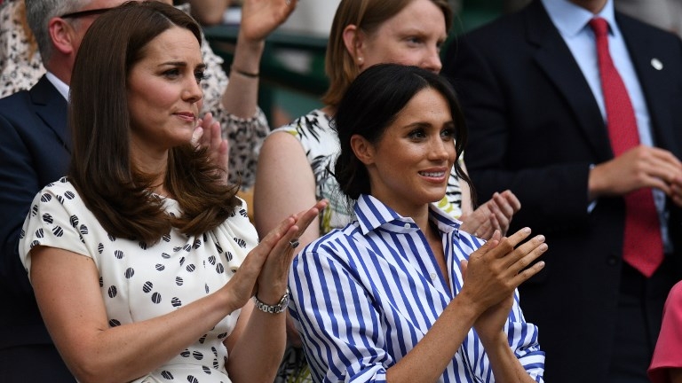 Diapo: Kate Middleton et Meghan Markle assistent à la finale