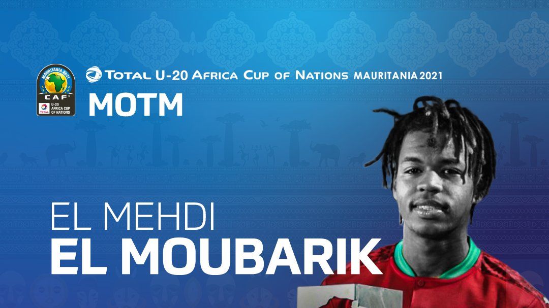 Maroc-Tunisie: El Mehdi El Moubarik désigné homme du match