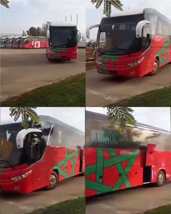 Vidéo. CAN 2021: voici à quoi ressemble le bus des Lions de l'Atlas