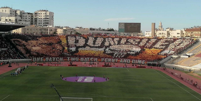 WAC-AS FAR: les Winners déploient un double tifo à l’occasion du clasico